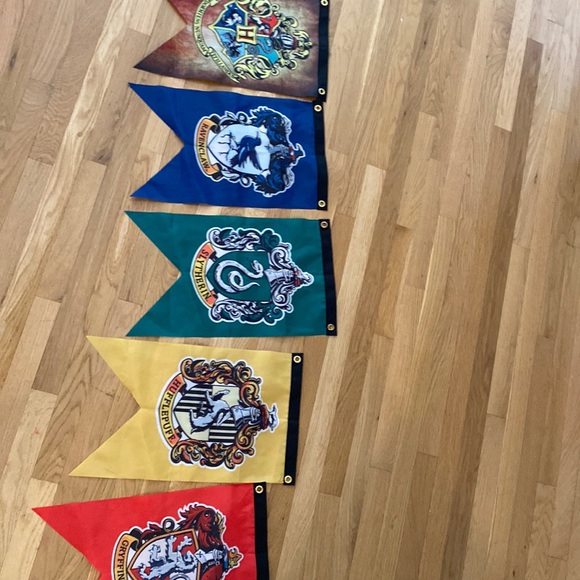 Wall Decor | Harry Potter House Flags | Poshmark